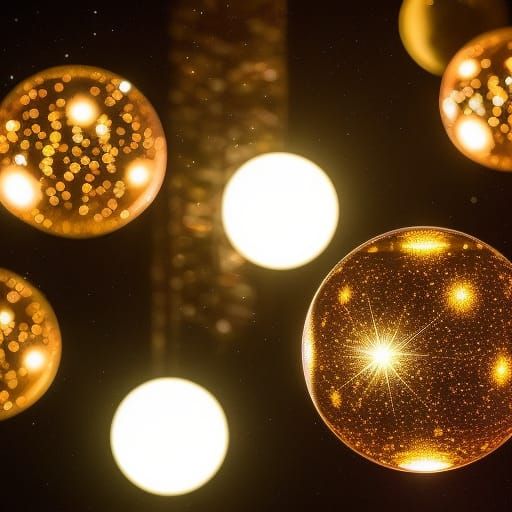 Star Orbs from Outer Space - AI Generated Artwork - NightCafe Creator
