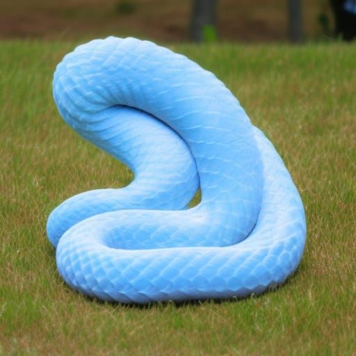 Cotton candy snake 3 - AI Generated Artwork - NightCafe Creator