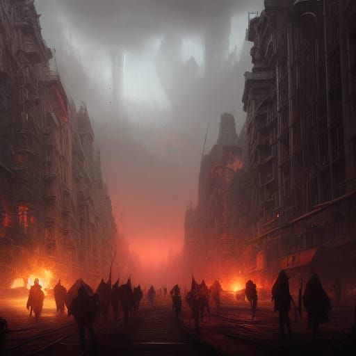 everyone's post-nuclear party - AI Generated Artwork - NightCafe Creator