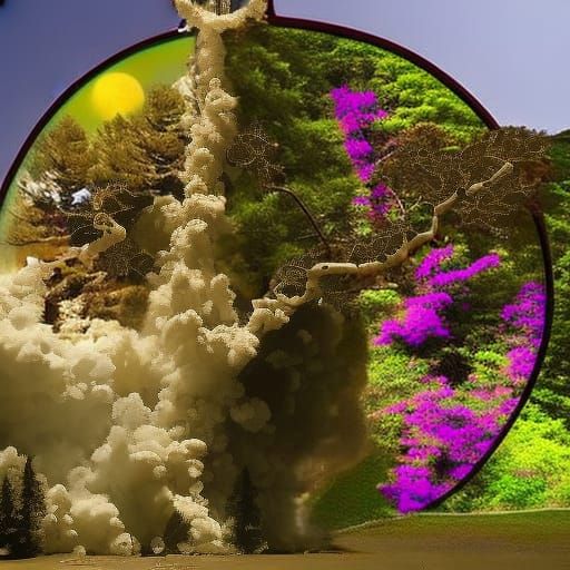 war with nature: dynamic lighting analogous colors green surrealism thermal imaging Art of ...