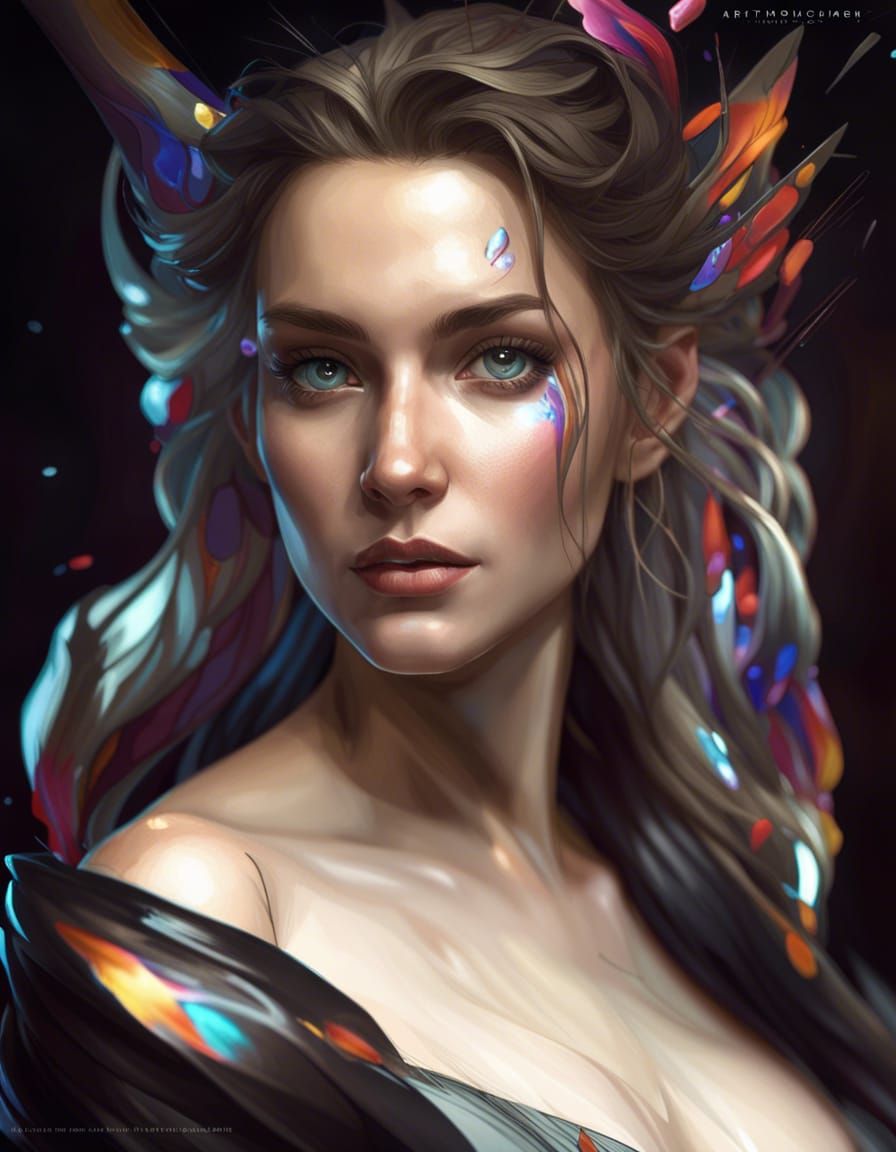 Beautiful Model posing, head and shoulders portrait, 8k resolution ...