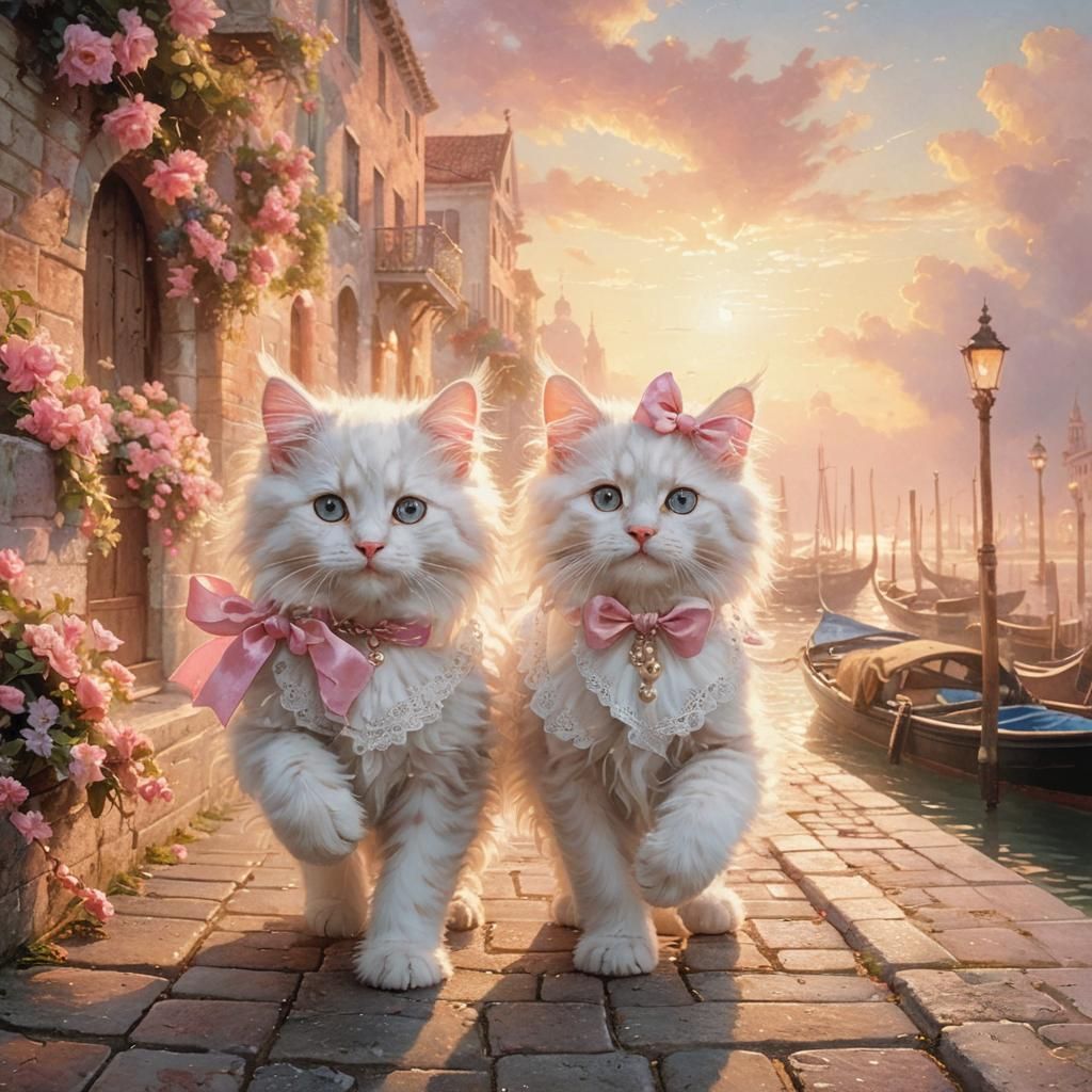 Two Cuties - AI Generated Artwork - NightCafe Creator