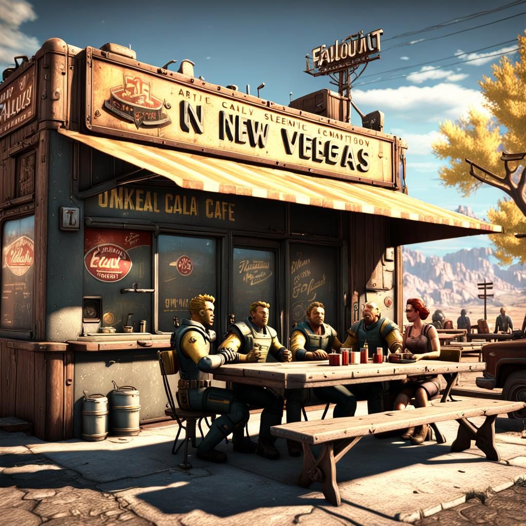 Fallout Series Vault BBQ v1.0 - AI Generated Artwork - NightCafe Creator