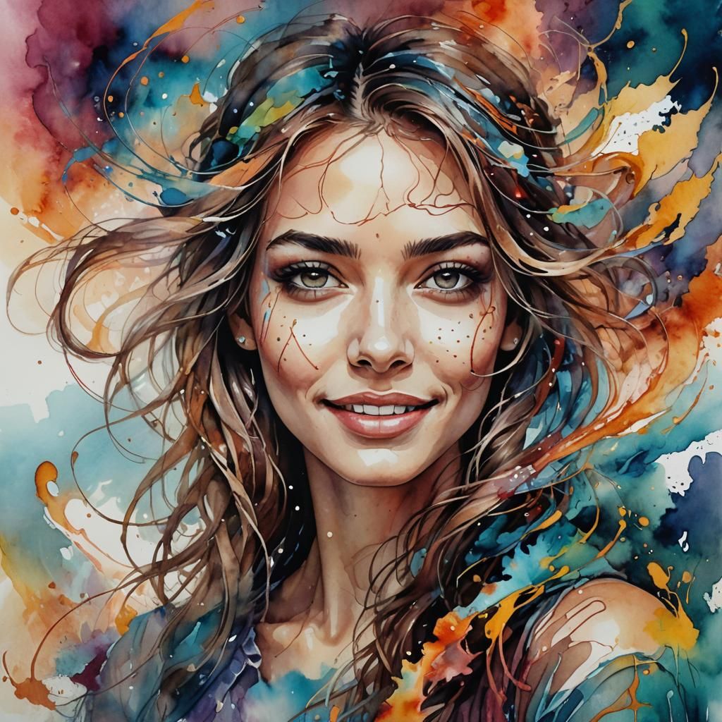 beautiful girl - AI Generated Artwork - NightCafe Creator