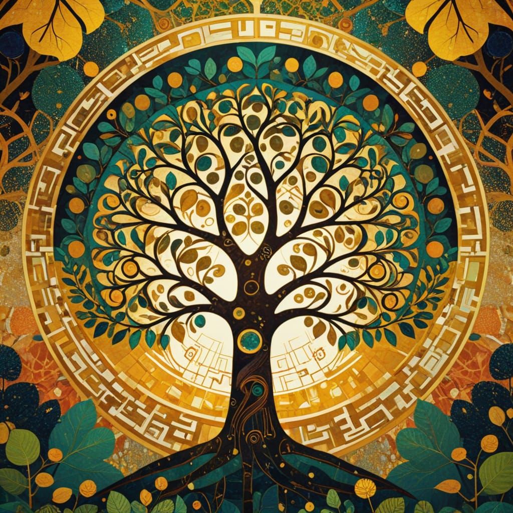 The Tree of Life by Gustav Klimt - Klimt-Inspired Tree of Li...