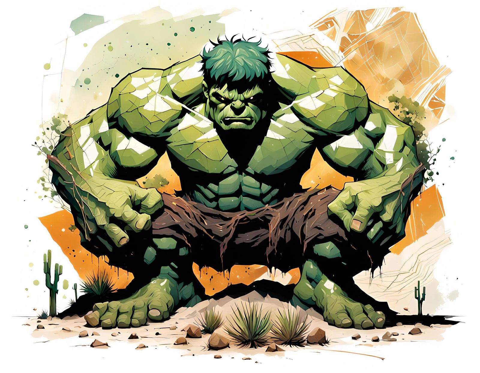 The Hulk - AI Generated Artwork - NightCafe Creator