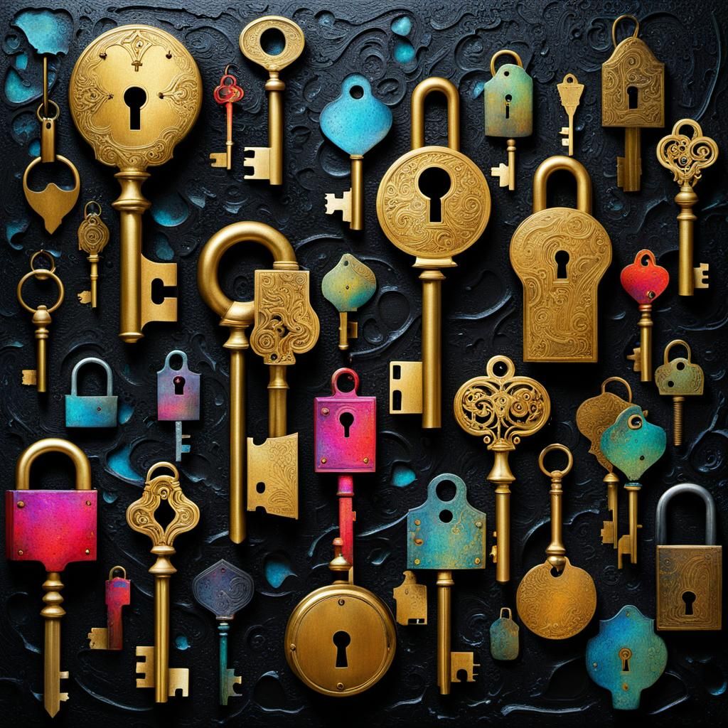 Locks and Keys III - AI Generated Artwork - NightCafe Creator