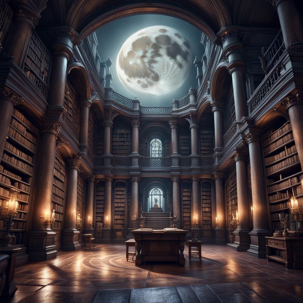 library 3 - AI Generated Artwork - NightCafe Creator