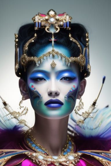 Definitely not a Madonna Smile.. - AI Generated Artwork - NightCafe Creator