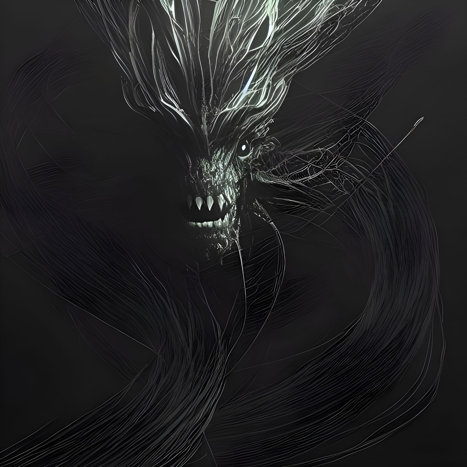 Slithering Shadows - AI Generated Artwork - NightCafe Creator