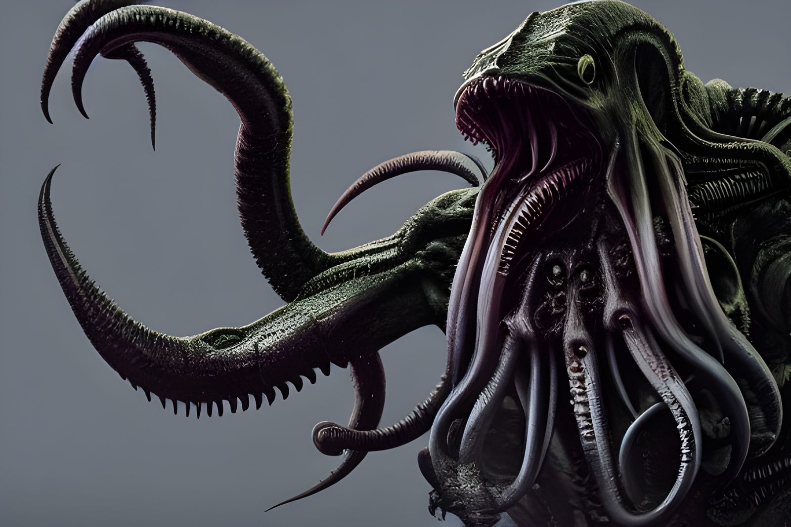 Cthulhu and Xenomorph XX121 hybrid - AI Generated Artwork - NightCafe ...