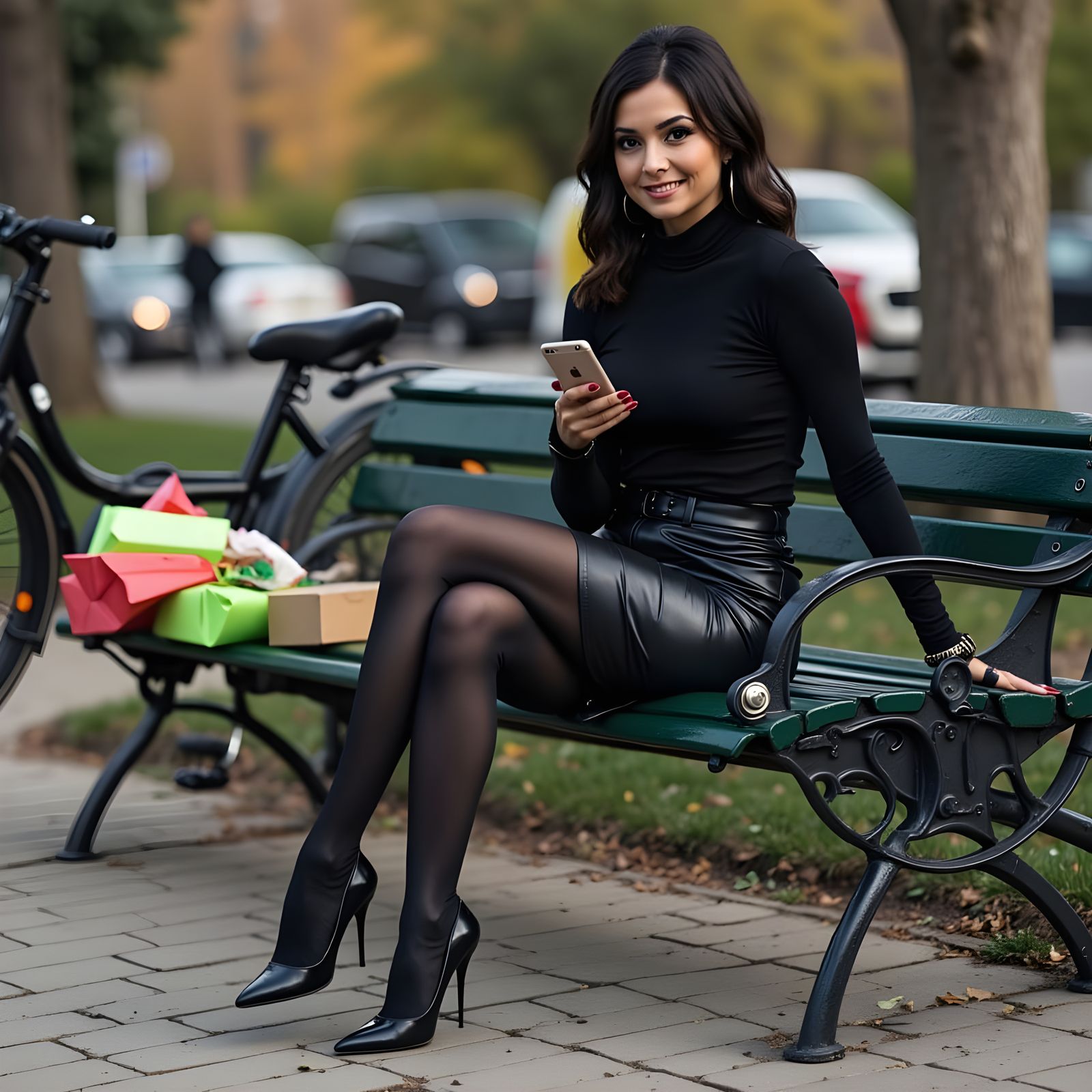 "What scenario do you see here..turn it into a prompt" woman,30s, light complexion, oval subtle ...