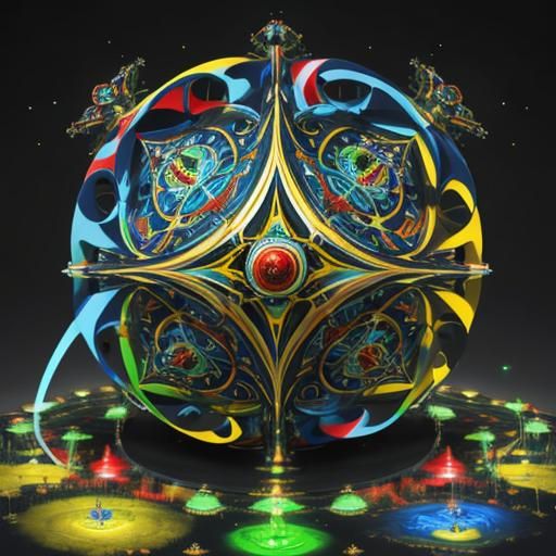 Fractal Funfair - AI Generated Artwork - NightCafe Creator