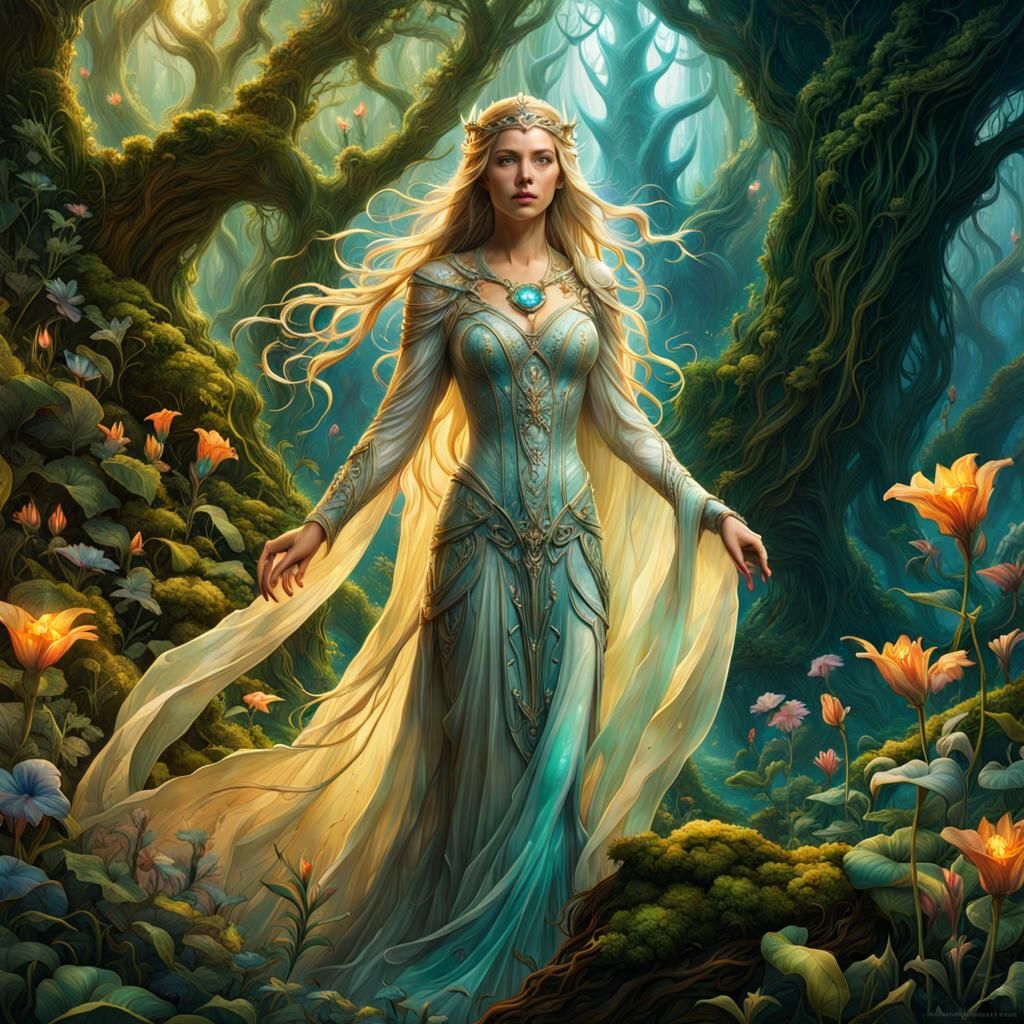 Elf Portrait - AI Generated Artwork - NightCafe Creator