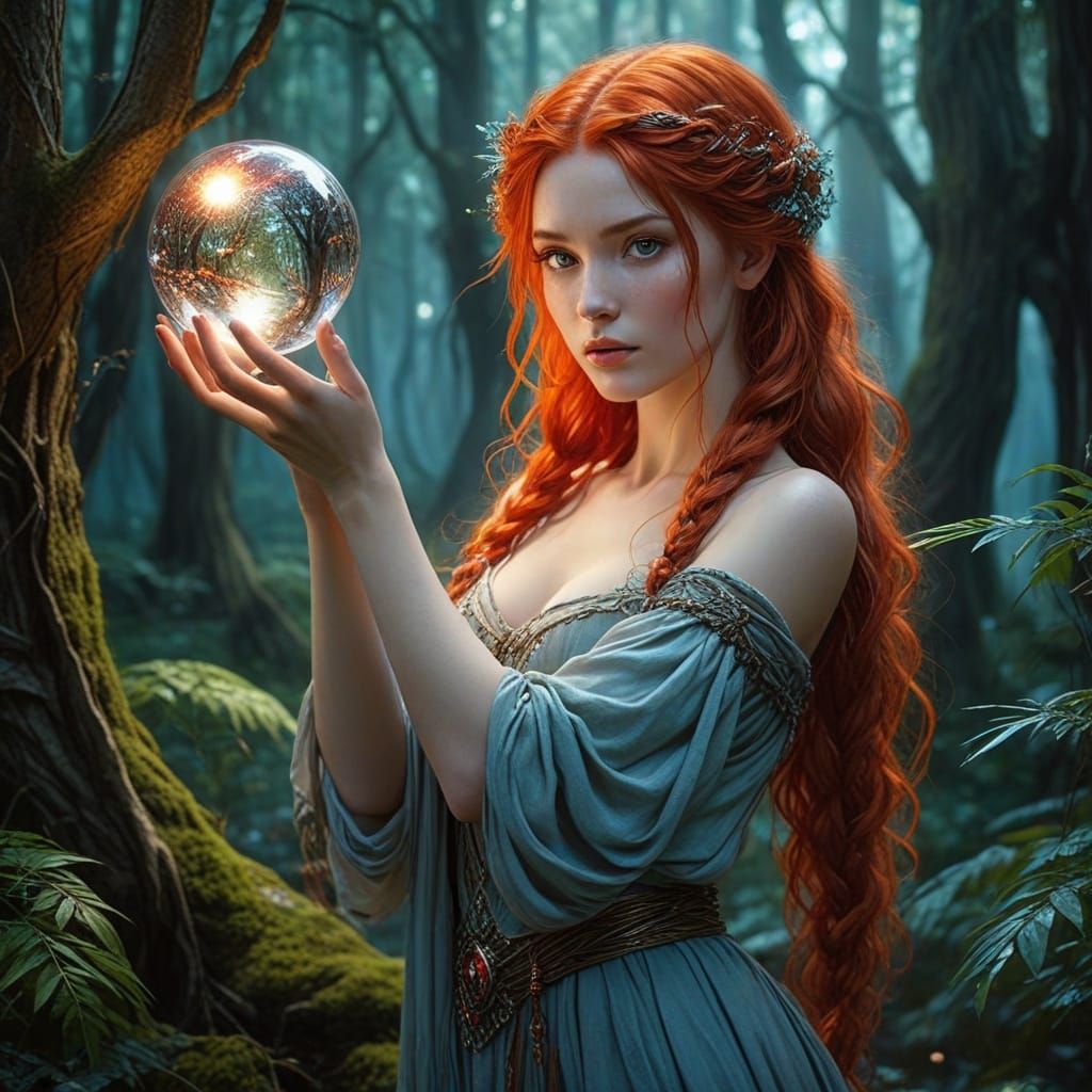 Upgraded an old creation of mine - Majestic Red Fae in Iride...