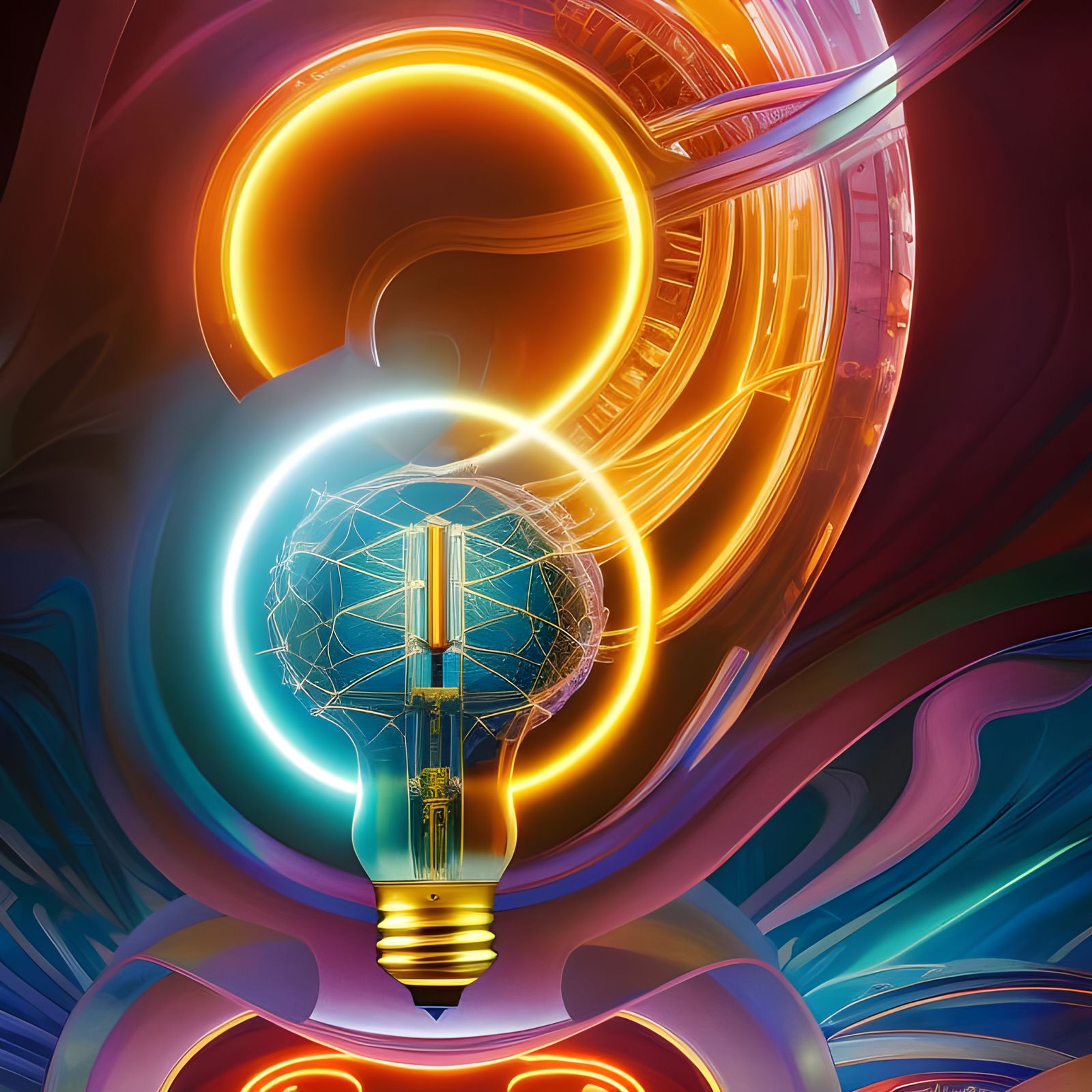 What Electricity Looks Like - AI Generated Artwork - NightCafe Creator