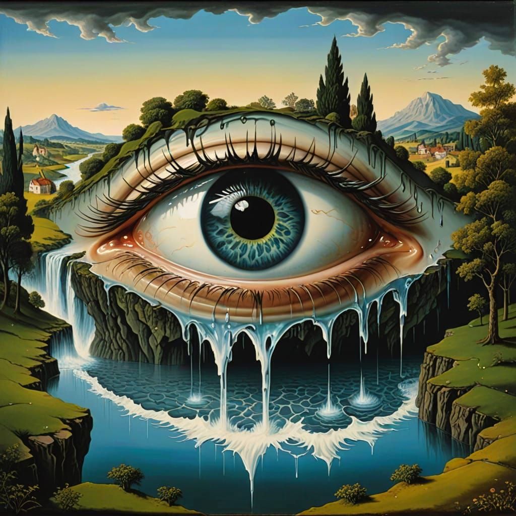 Every Tear Drop is a Waterfall - Surreal Vision of a Giant E...