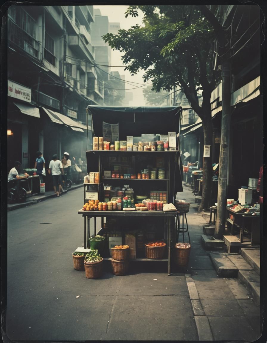 Bangkok Stall - AI Generated Artwork - NightCafe Creator