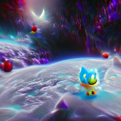 Chao In Space 8k resolution - AI Generated Artwork - NightCafe Creator