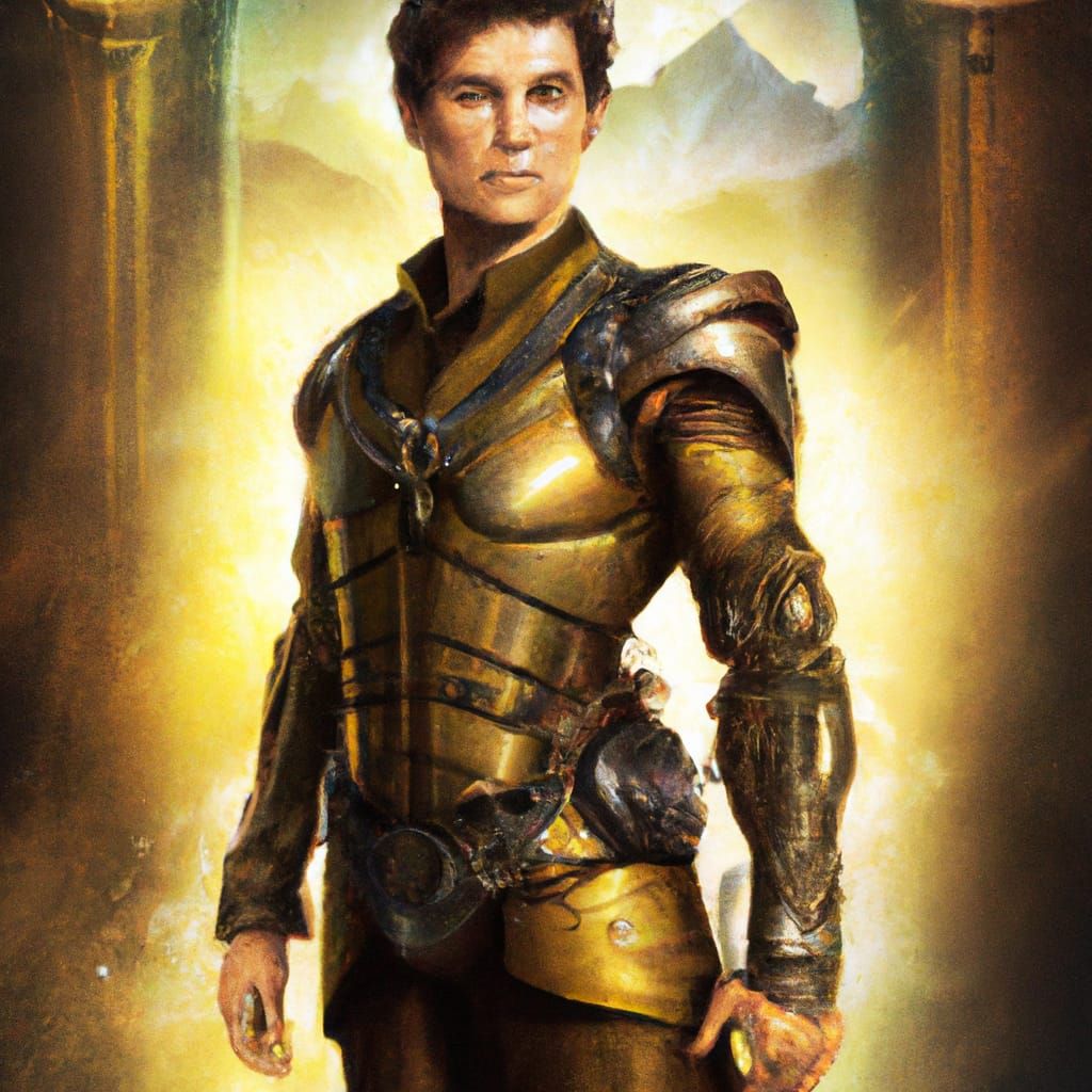 Handsome Noble human Paladin - AI Generated Artwork - NightCafe Creator