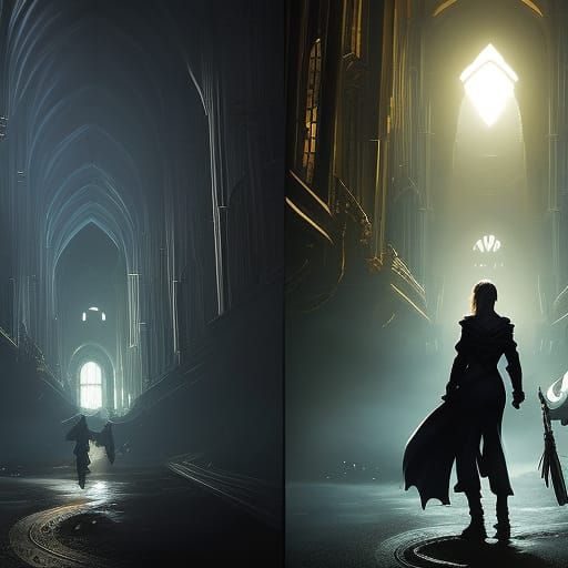 Cloak and dagger, rogue, a masterpiece, 8k resolution, dark fantasy ...