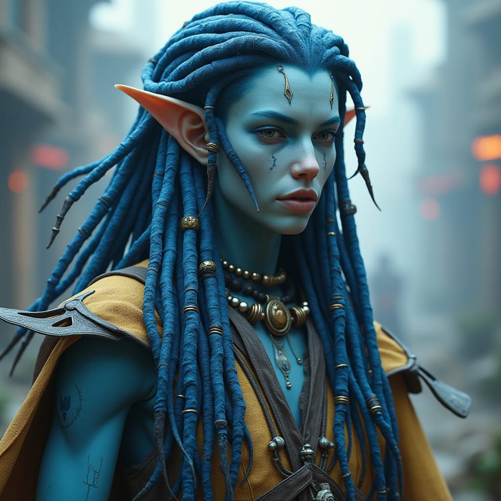 A human-Toydarian hybrid Jedi Sentinel