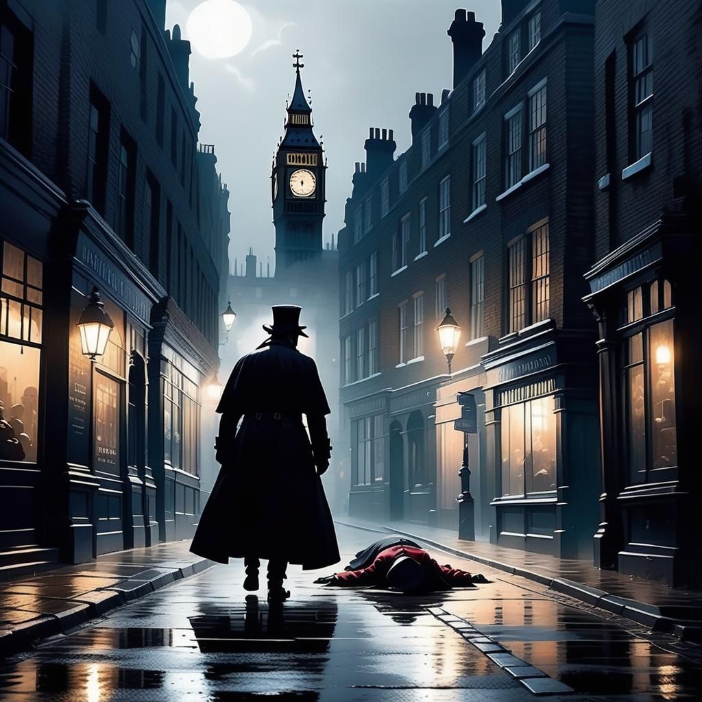 "JACK THE RIPPER" street London - AI Generated Artwork - NightCafe Creator