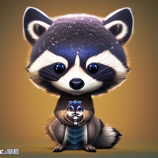 cute RACCOON - AI Generated Artwork - NightCafe Creator