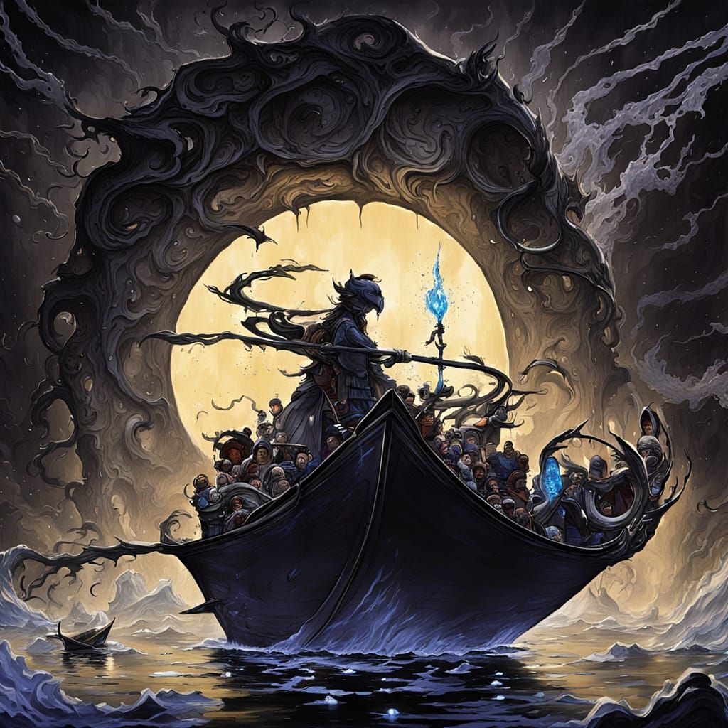 Dark Fantasy Encounter: Twisted Monstrosity Confro... - AI Art