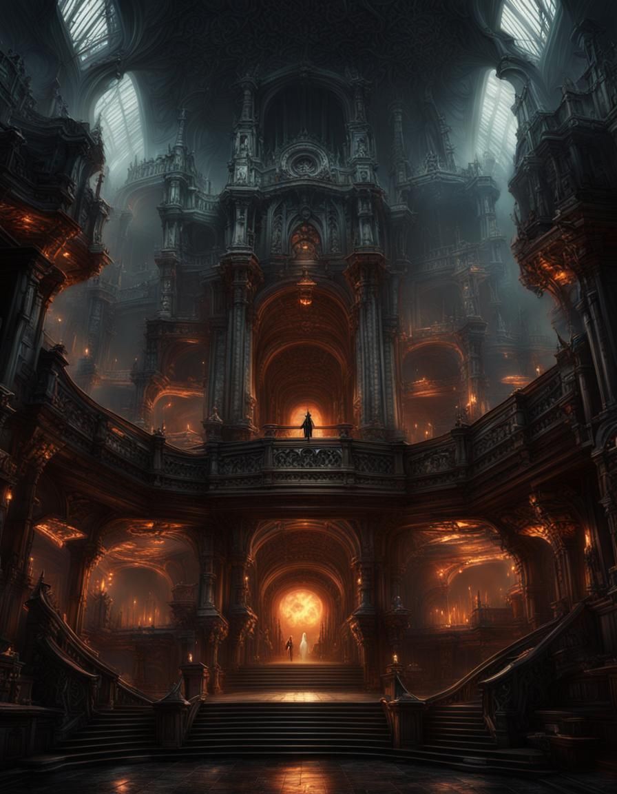 Evil Lair - AI Generated Artwork - NightCafe Creator
