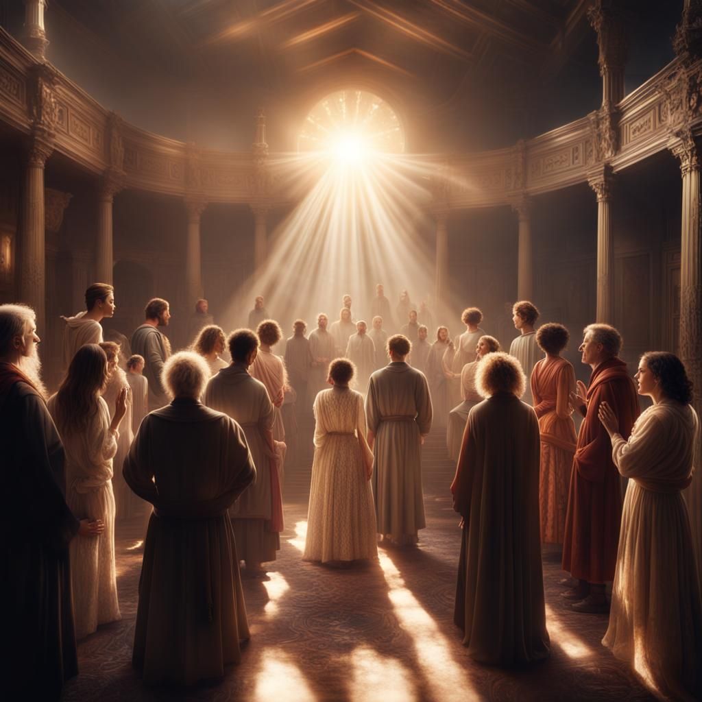 The Worship Begins - AI Generated Artwork - NightCafe Creator