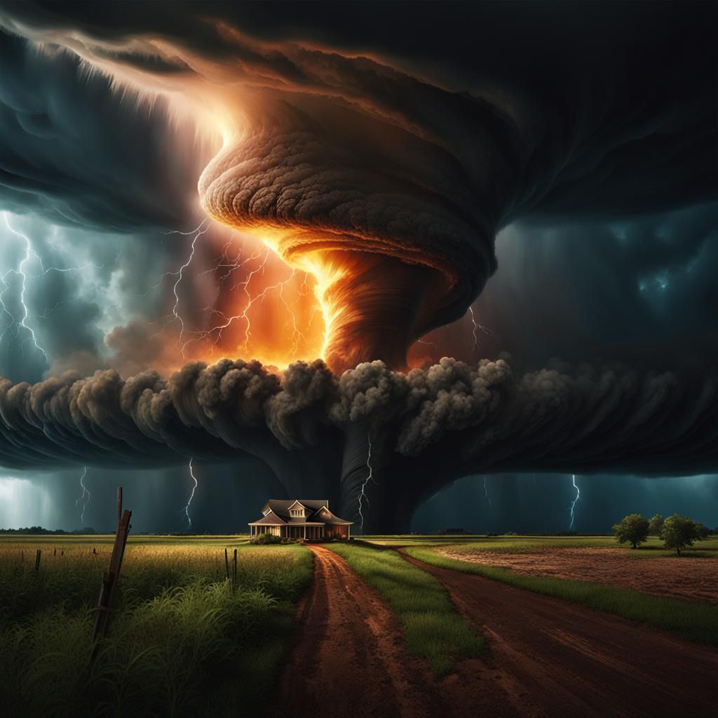 Tornado - AI Generated Artwork - NightCafe Creator