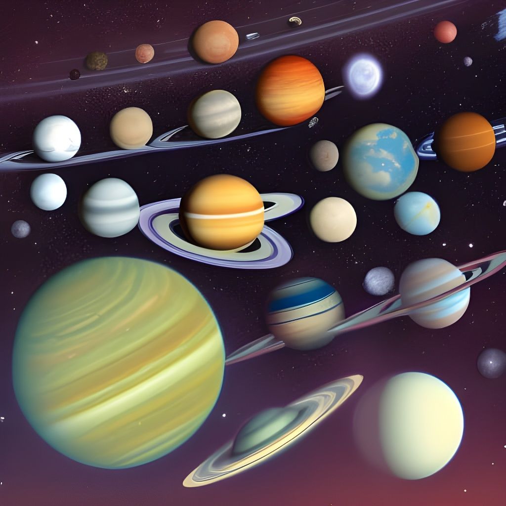 All the planets everywhere at once - AI Generated Artwork - NightCafe ...