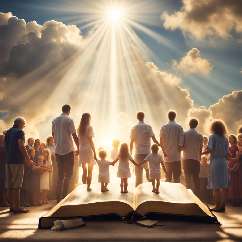 Standing On The Word Of God - AI Generated Artwork - NightCafe Creator