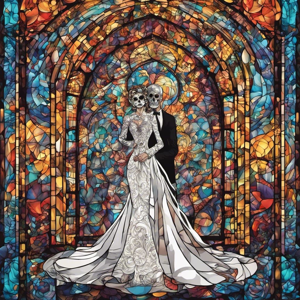 Bride and Groom - AI Generated Artwork - NightCafe Creator