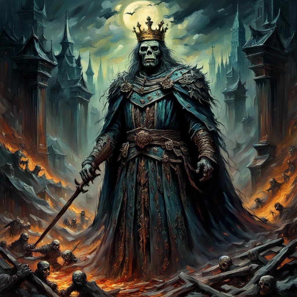 Undead king - AI Generated Artwork - NightCafe Creator