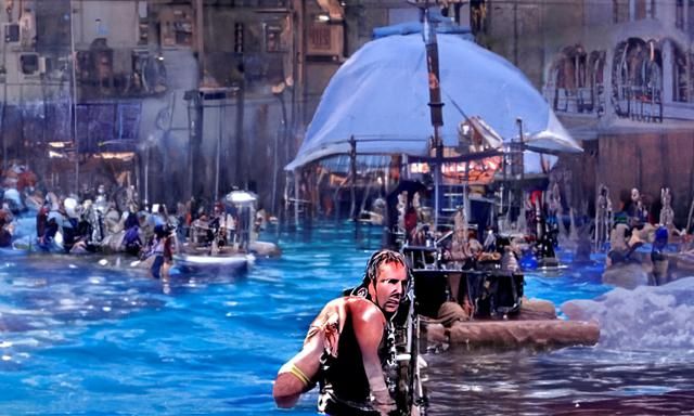 Kevin Costner Waterworld - AI Generated Artwork - NightCafe Creator