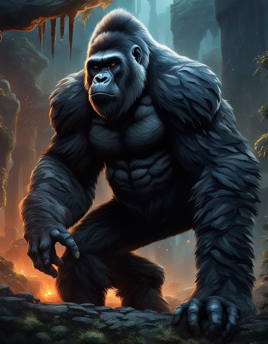 Gorilla 2 - AI Generated Artwork - NightCafe Creator