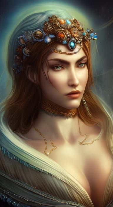 Mysterious Goddess - AI Generated Artwork - NightCafe Creator