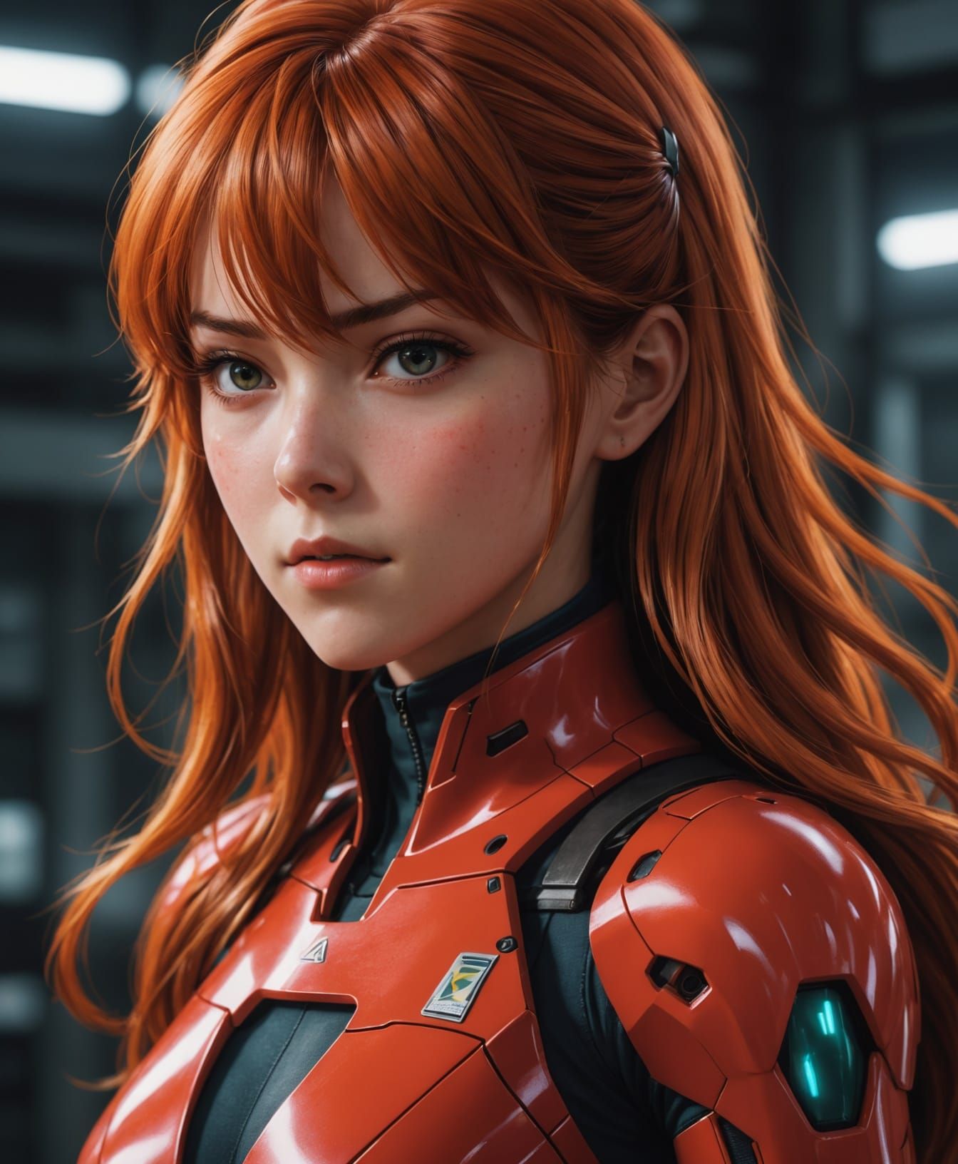 Live action Asuka - Giant Robot Pilot Asuka Langley in Photo...