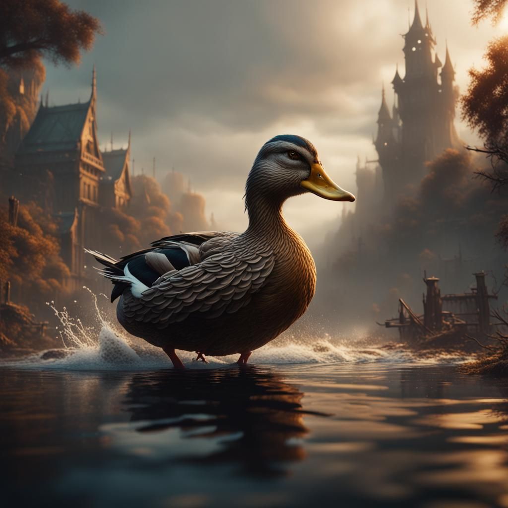 Vengeful Duck - AI Generated Artwork - NightCafe Creator
