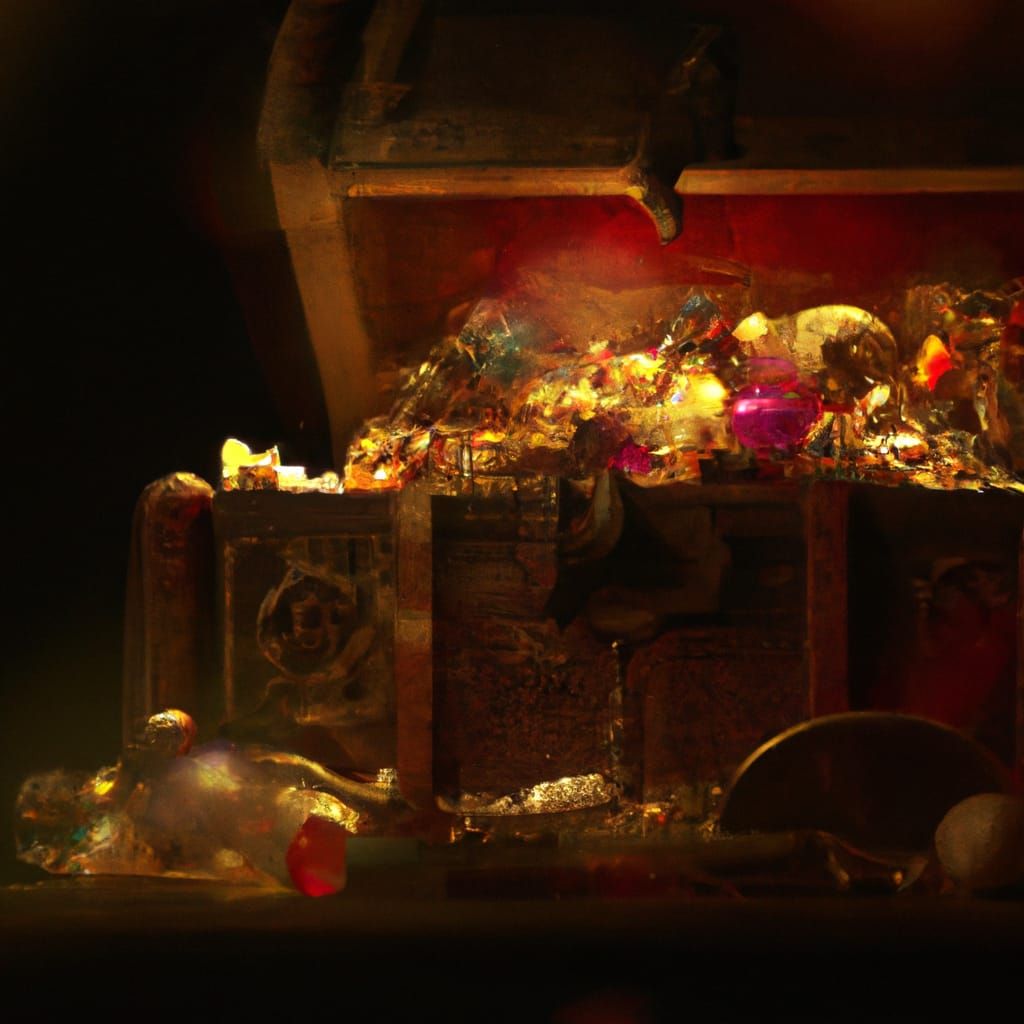 Tresure chest - AI Generated Artwork - NightCafe Creator