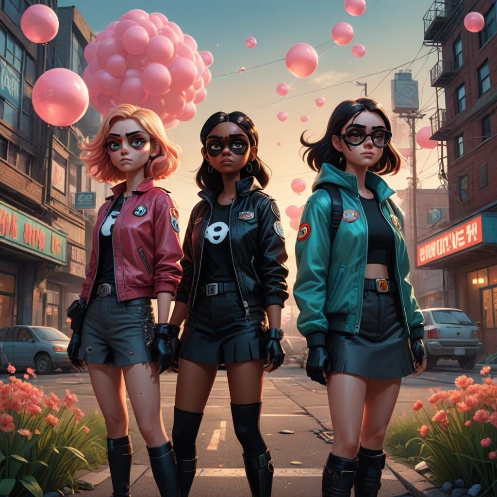 Powerpuff girls as real wemon - Realistic Powerpuff Girls St...