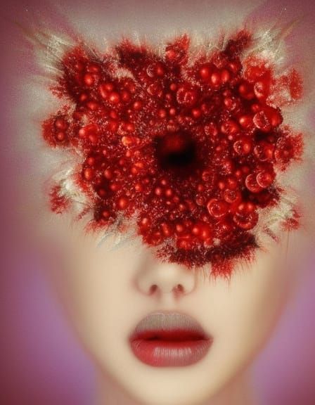 Exploding Strawberries - AI Generated Artwork - NightCafe Creator