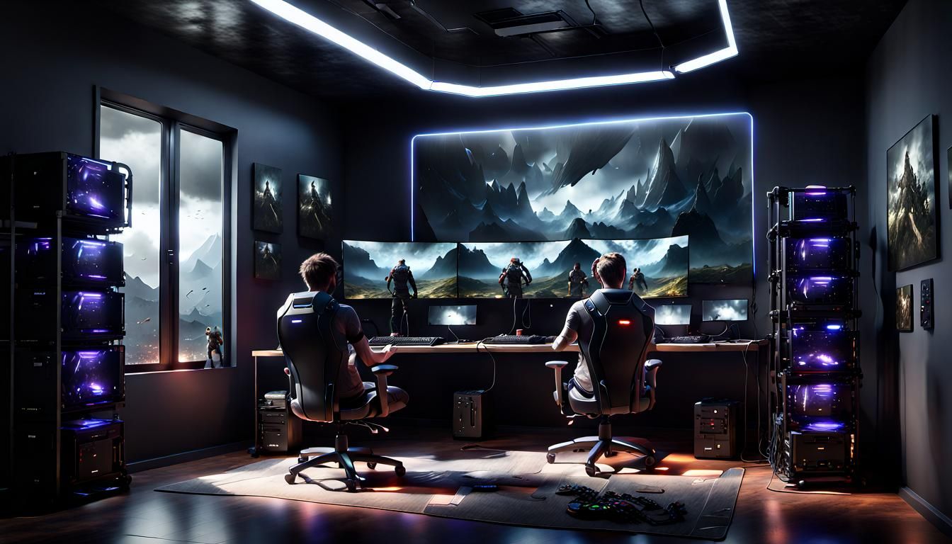 3D gaming - AI Generated Artwork - NightCafe Creator