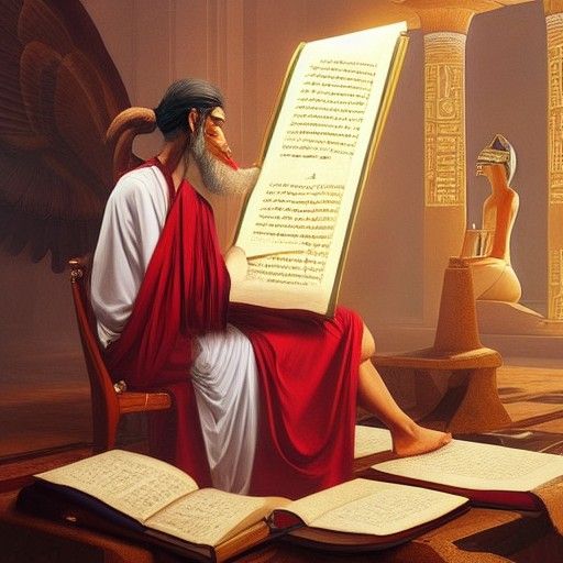 Egyptian Gods X: Thoth - AI Generated Artwork - NightCafe Creator