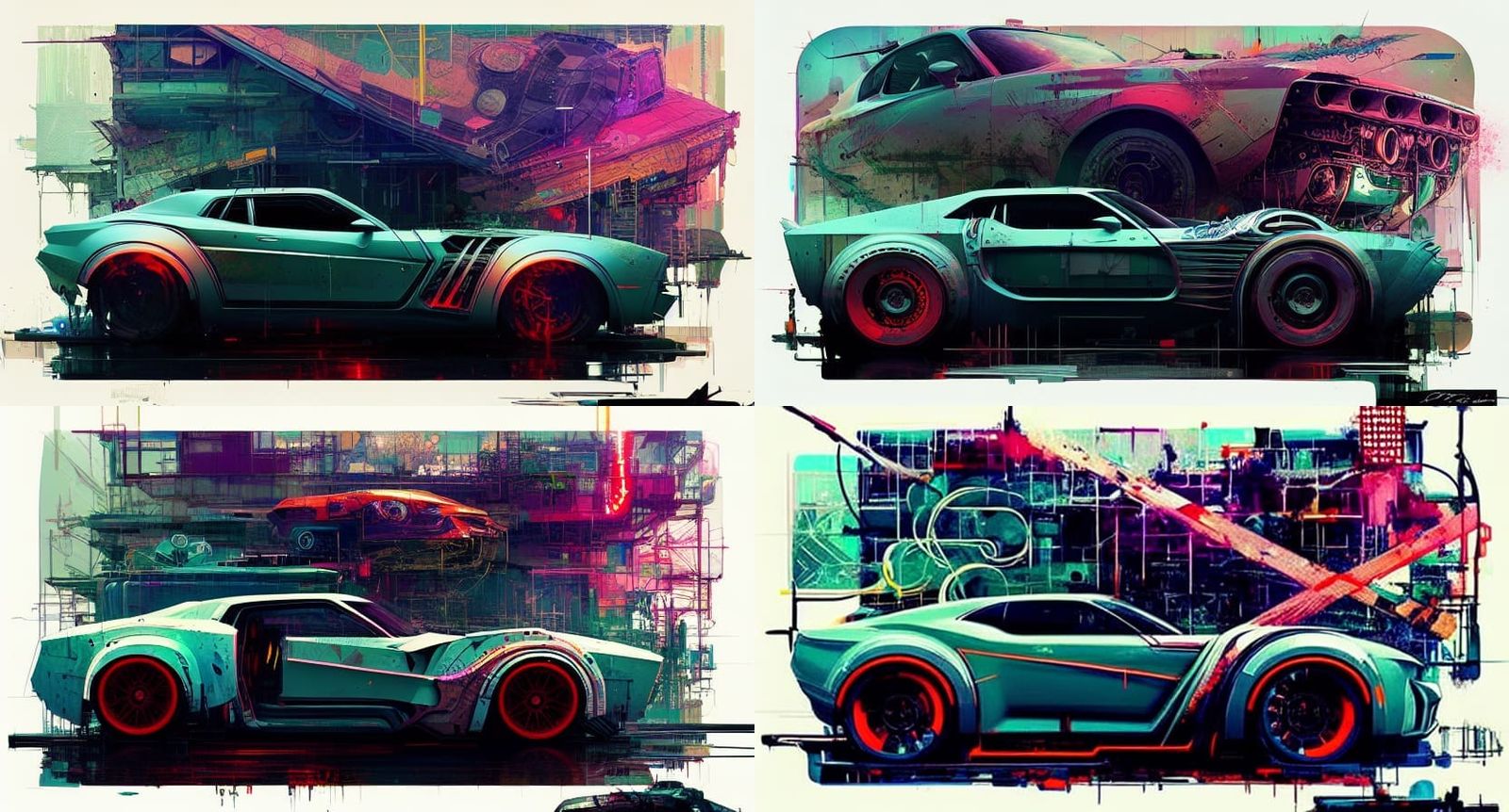 futuristic muscle car, mopar - AI Generated Artwork - NightCafe Creator