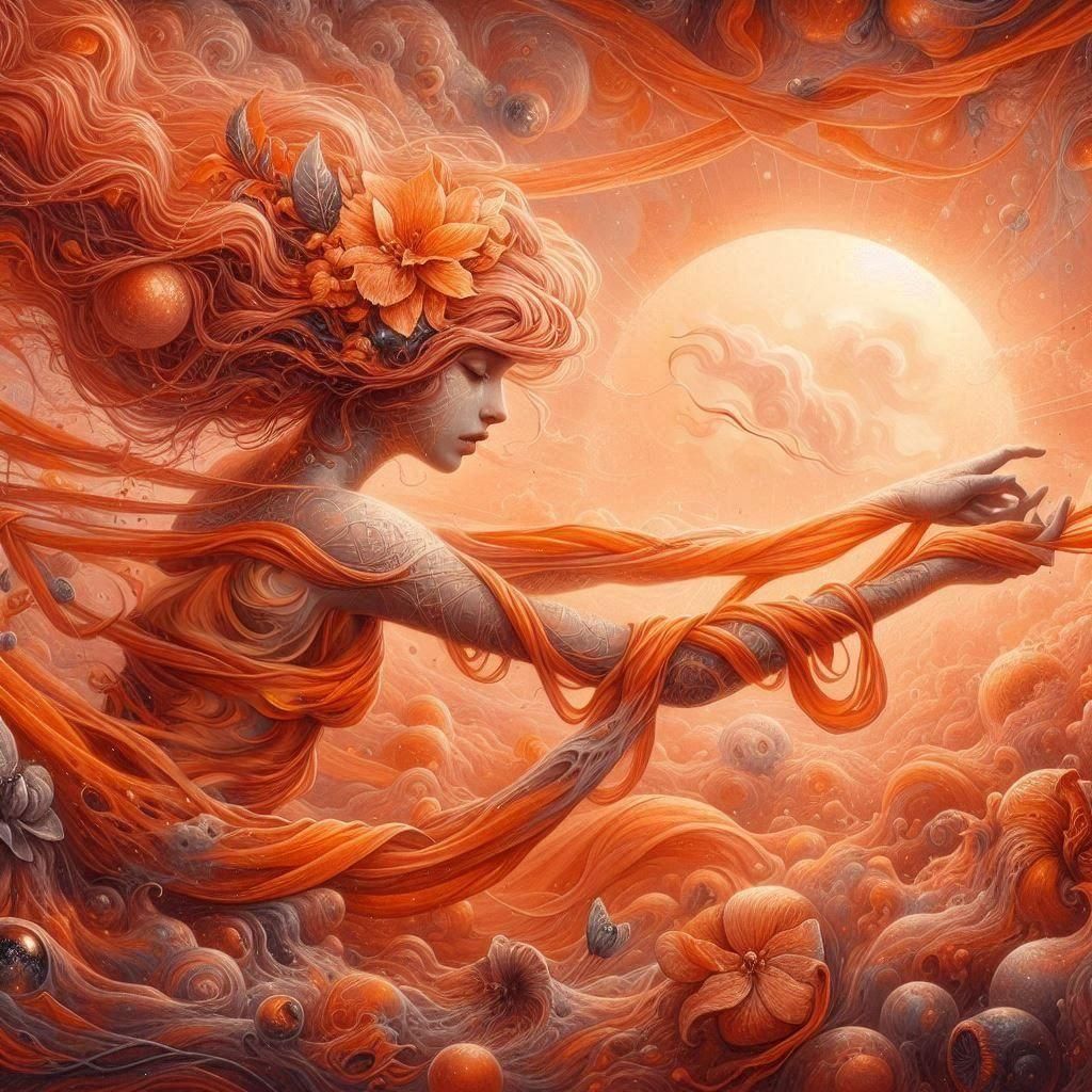Orange dreams - AI Generated Artwork - NightCafe Creator
