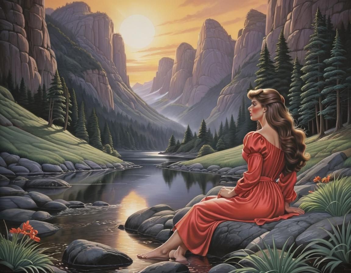 By Rowena Morrill - AI Generated Artwork - NightCafe Creator