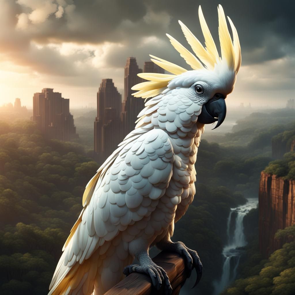 Cockatoo - AI Generated Artwork - NightCafe Creator